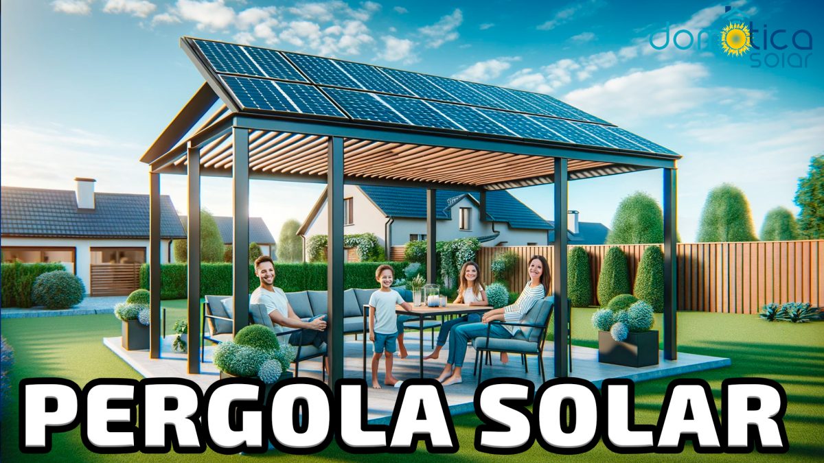 Pérgola Solar, cómo tener sombra y energía eléctrica. - Domótica Solar